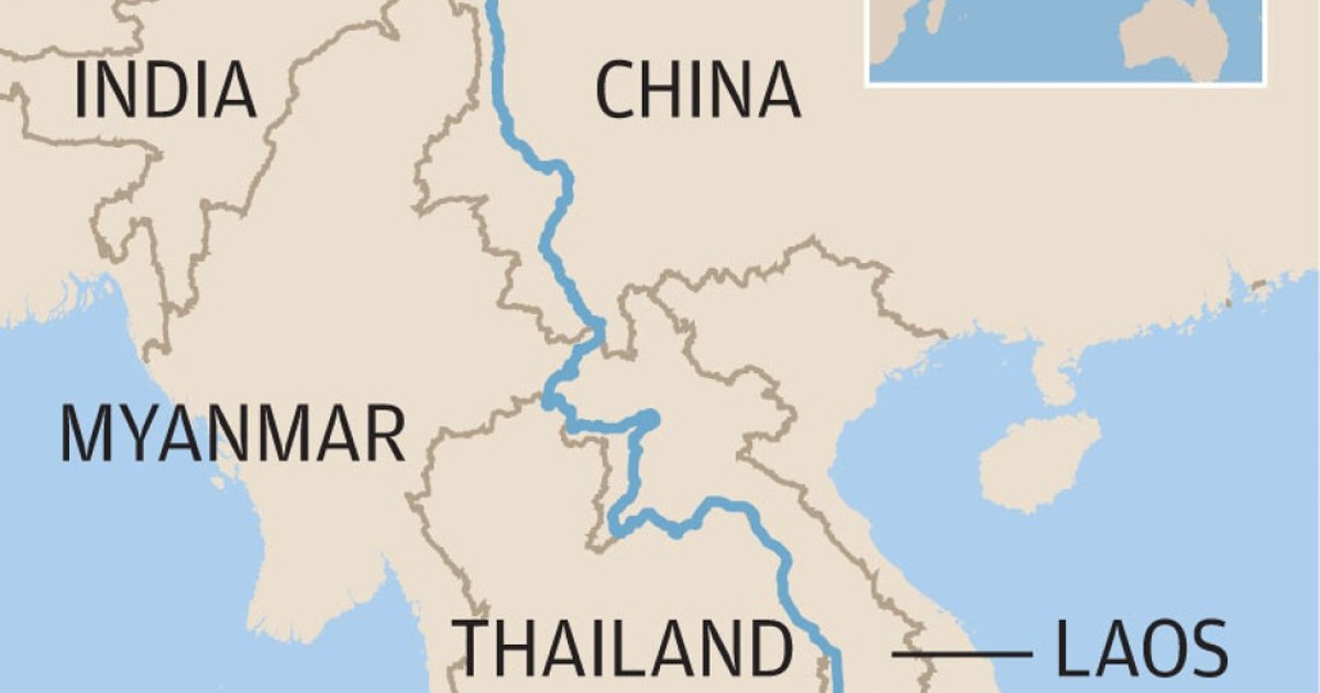 Mekong River World Map