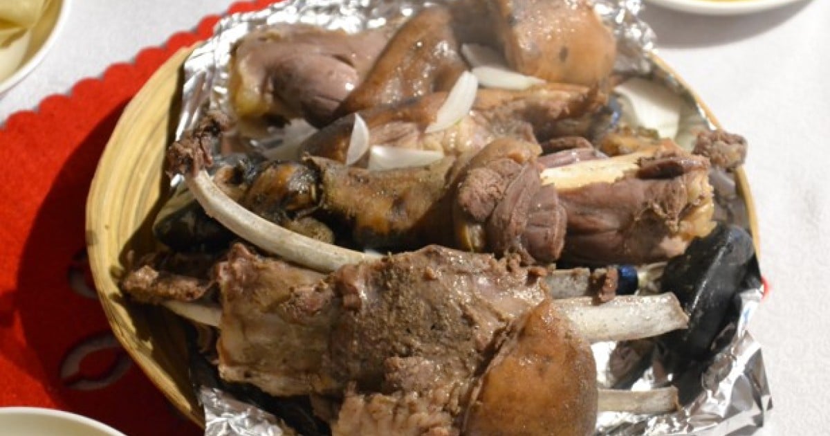 mongolian boiled mutton