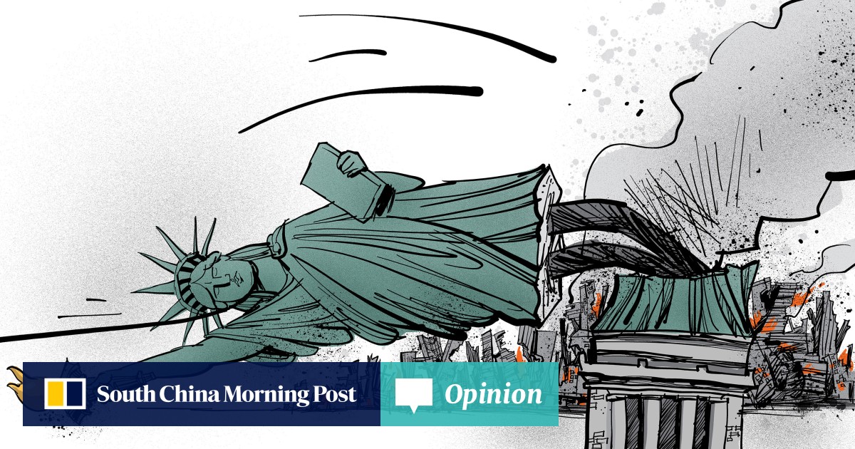 Opinion | Crumbling US has no business telling others what to do with ...