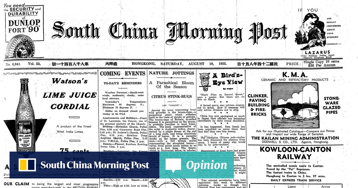 Opinion Hong Kong Journalism ‘looking Back On Local History Has Had
