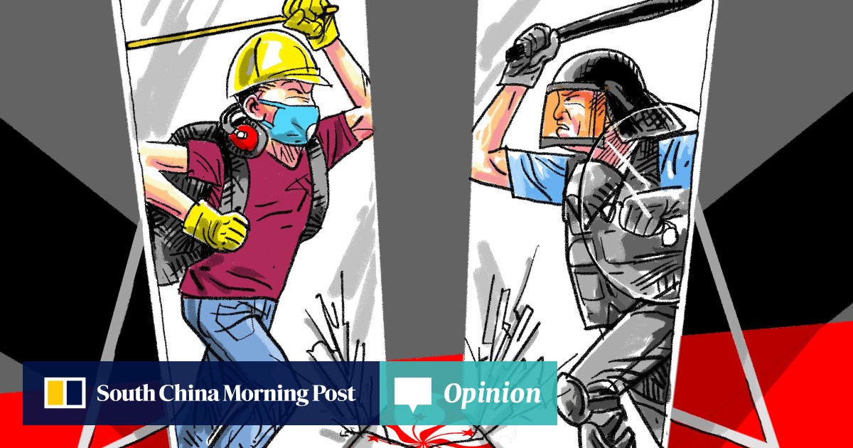 Protesters and police are descending into totalitarianism. Hong Kong ...