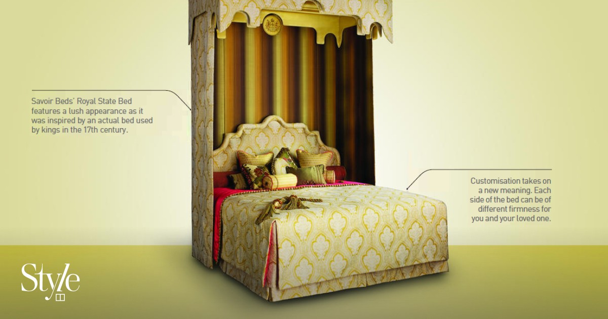 Savoir Beds creates HK$1.4 million royal state bed | South China ...