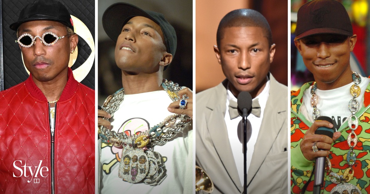 7 of Pharrell Williams’ most iconic fashion moments: from his rare ...