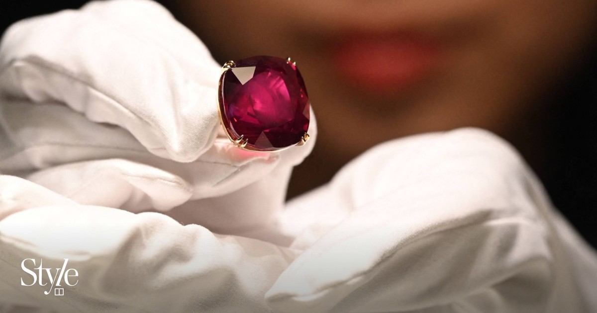 The world’s largest ruby is on display in Hong Kong: expected to fetch ...