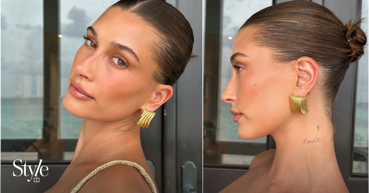 Hailey Bieber rocked the latte make-up trend – all over her body ...