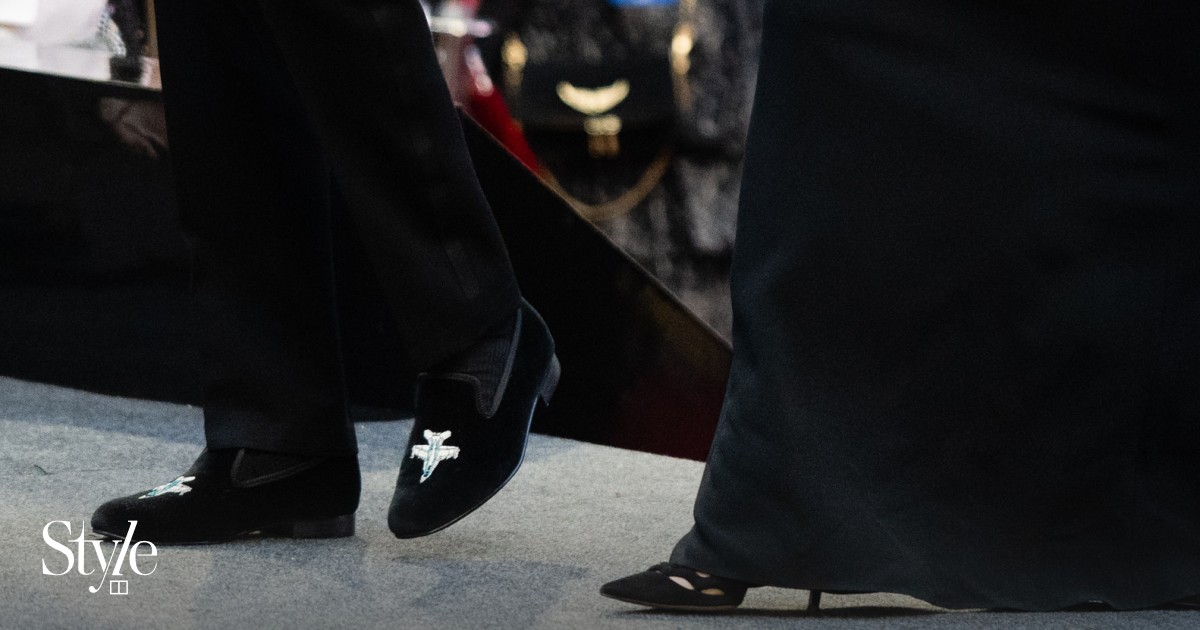 Prince William kicked off the craze for velvet slippers – Gucci, Manolo ...