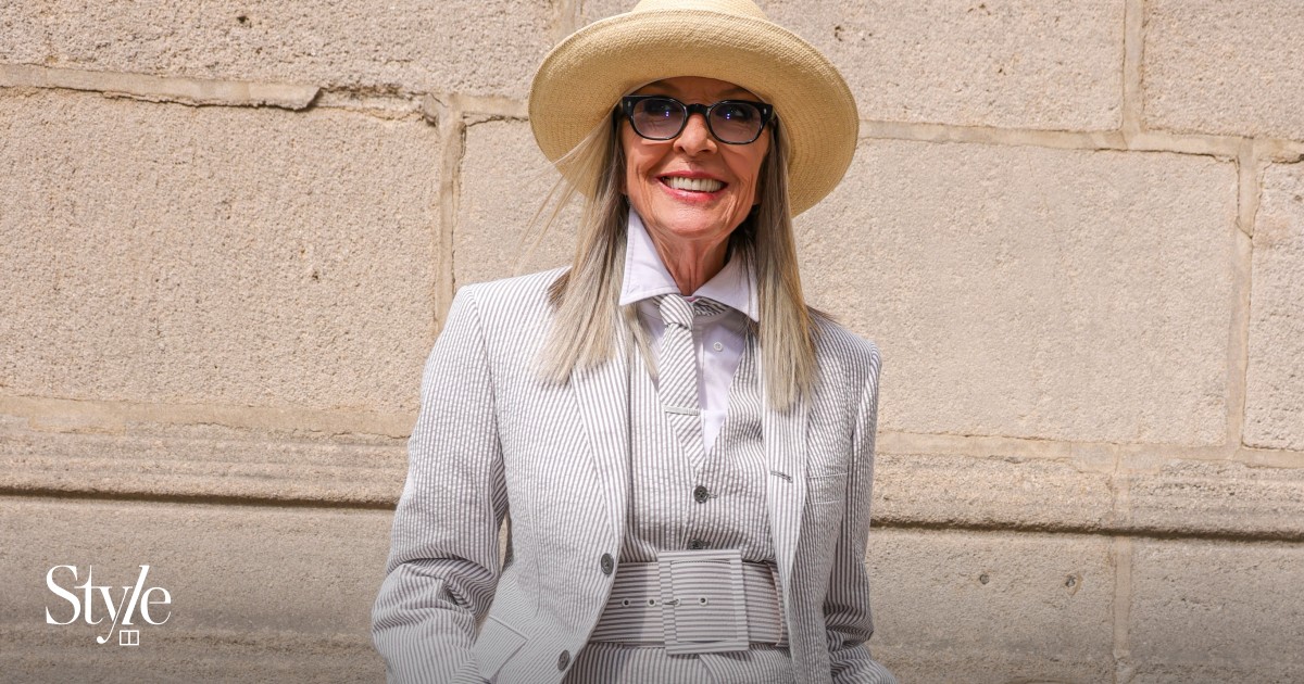 How to Style like Diane Keaton: no one does menswear quite like this ...