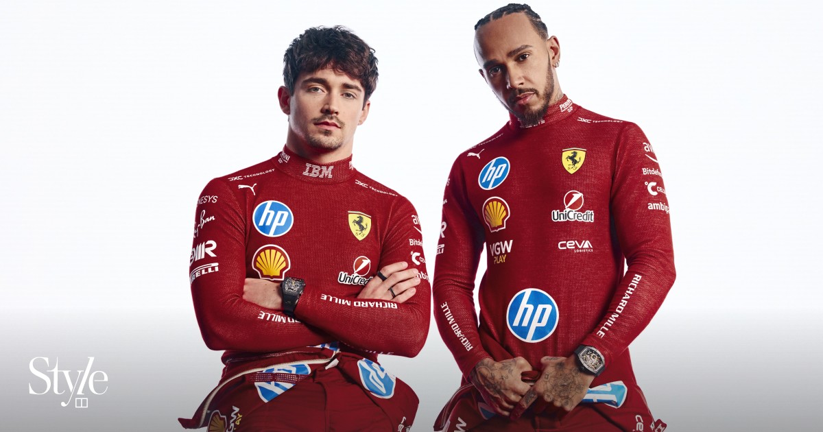 Lewis Hamilton, Ferrari and Richard Mille: the racing star sported the ...