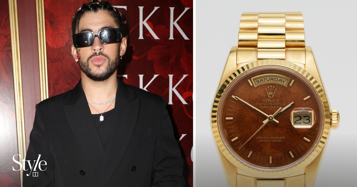 Bad Bunny’s vintage luxury watch collection, from Rolex to Cartier: the ...