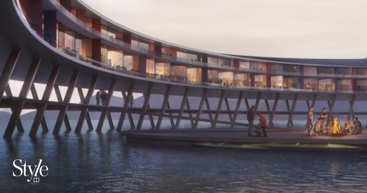 Norway’s futuristic Svart Hotel will sit on a remote Arctic fjord ...