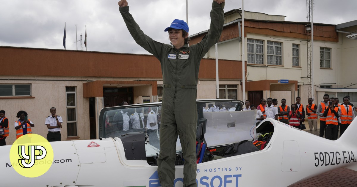 Teen pilot lands in Kenya in attempt to break sister’s round-the-world ...