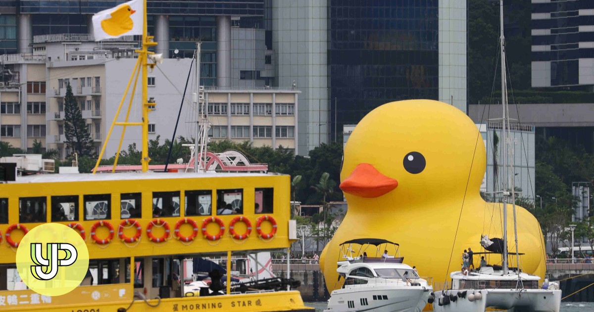 Hongkongers ignore gloomy skies to say goodbye to beloved Double Ducks ...