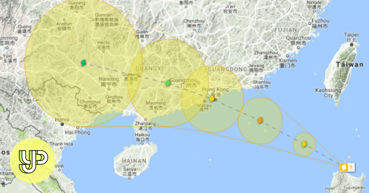 UPDATE: school cancelled as Typhoon 8 signal remains while Nida moves ...