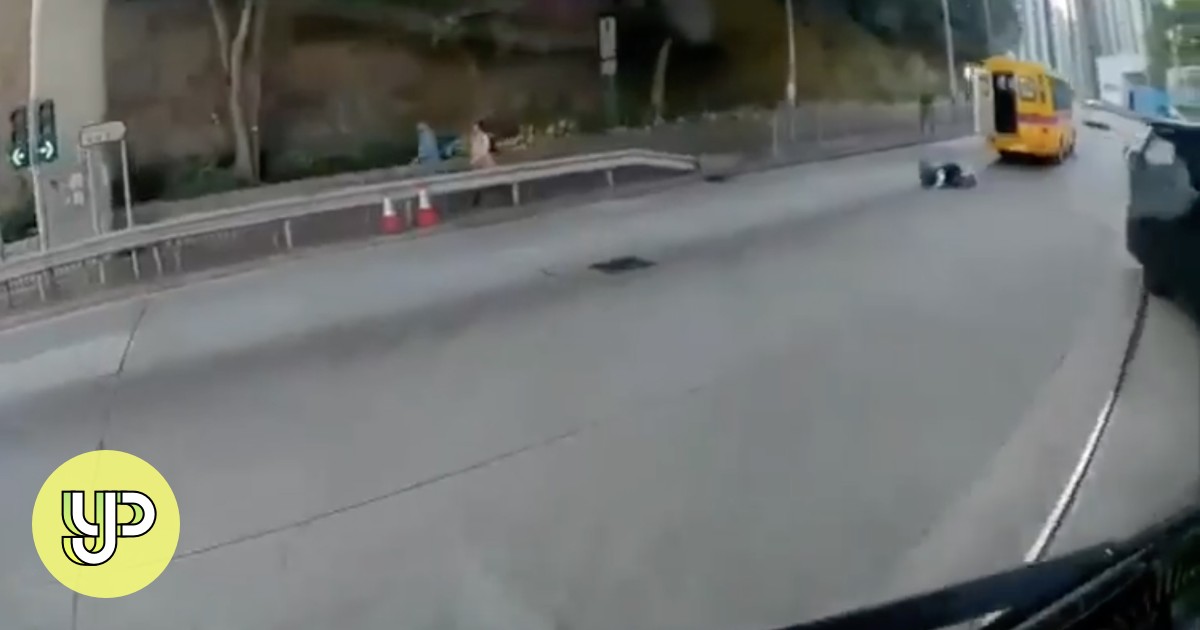 Police in Hong Kong investigate after video of student falling from ...