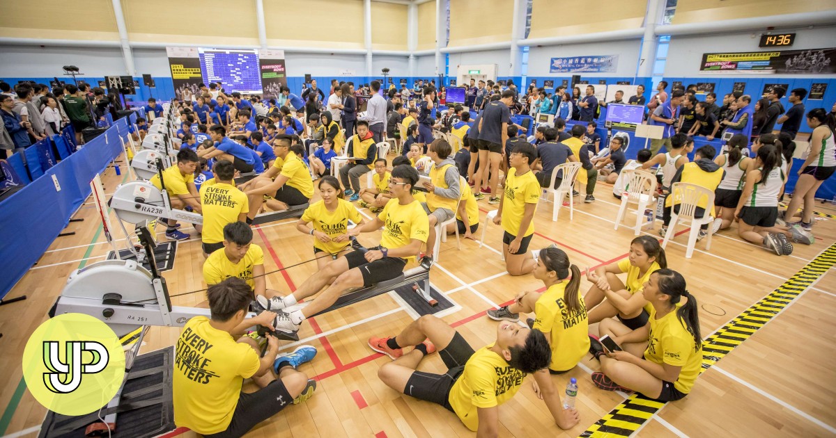 Young rowers go neck and neck in Hong Kong Indoor Rowing Championship ...