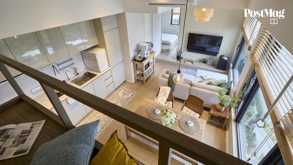 This Japan-inspired Tuen Mun flat shows a new method of loft living thanks to its high ceiling ...
