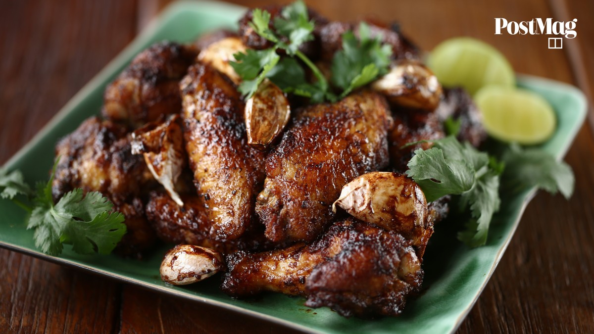 Bar snack recipes: chicken wings with peanut butter and Thai green ...