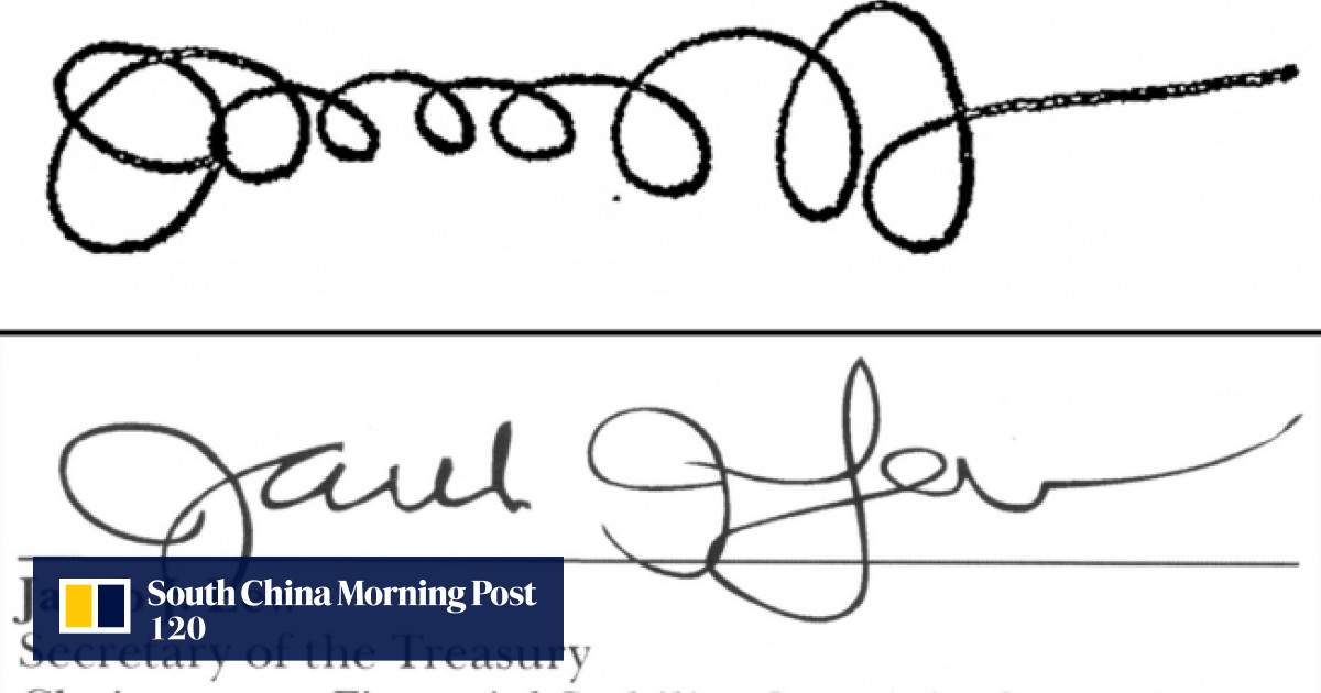 Treasury Secretary updates signature on US banknotes | South China ...