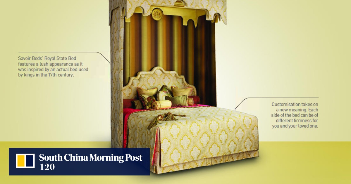 Savoir Beds creates HK$1.4 million royal state bed | South China ...