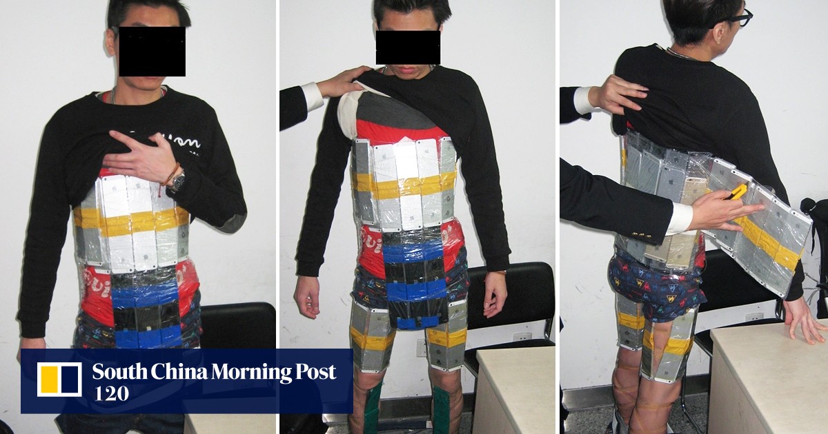 The iSmuggler: man 'walking strangely' across China border had 94 ...