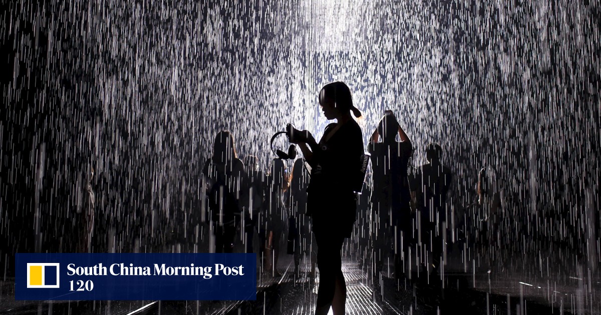 Stunning Rain Room installation at Shanghai’s Yuz Museum brings ...