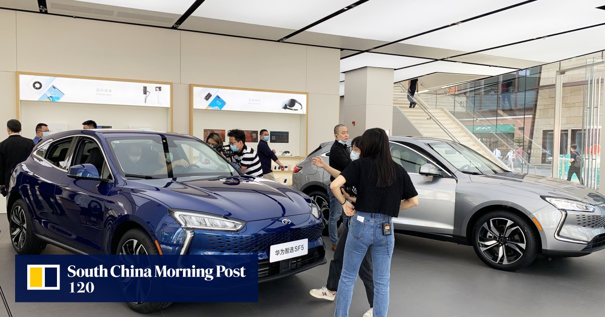 Huawei starts selling smart cars in flagship stores across China to ...