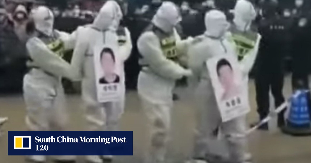 Public shame parade for human traffickers in south China draws ...