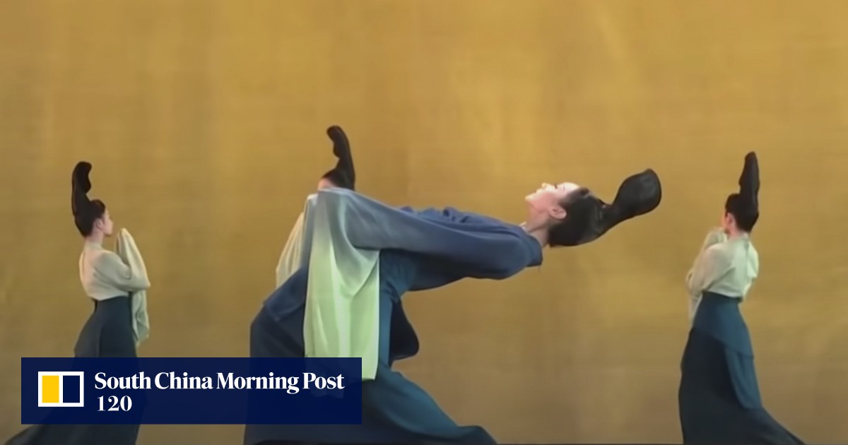 Viral videos of Chinese dance troupe’s 90-degree back bends spark ‘blue ...