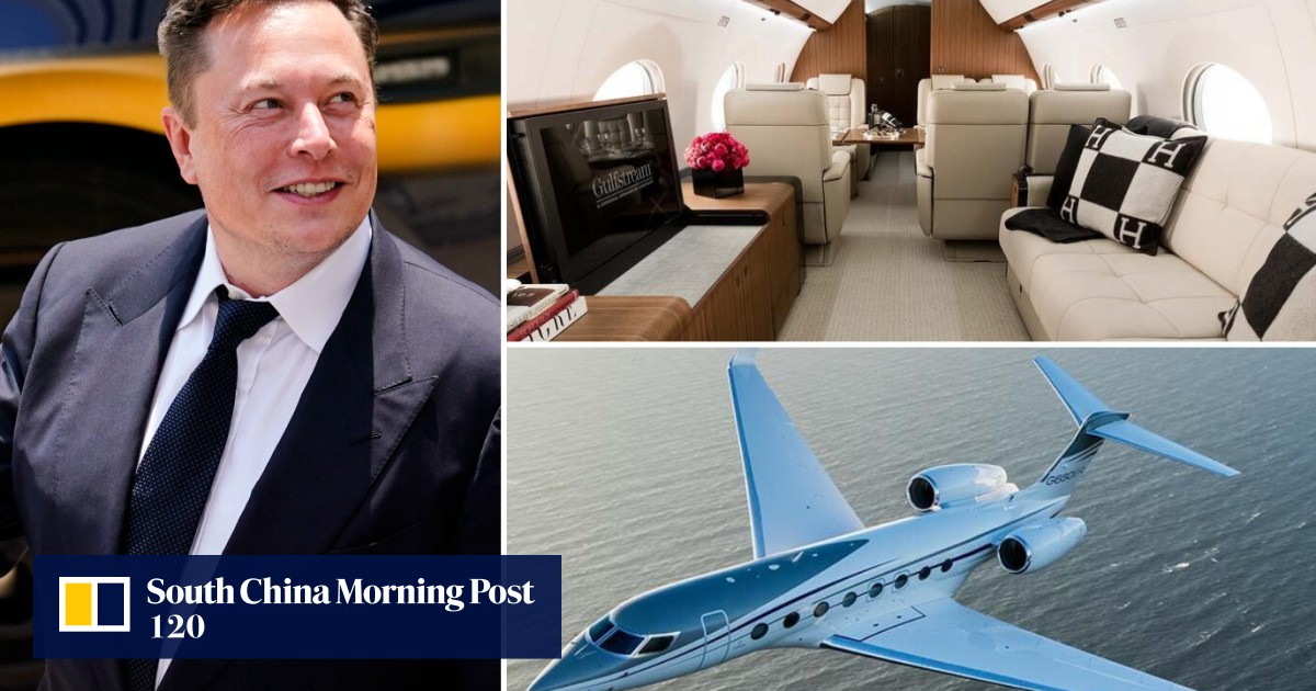 Inside Elon Musk’s US$70 million Gulfstream private jet – tracked by a ...