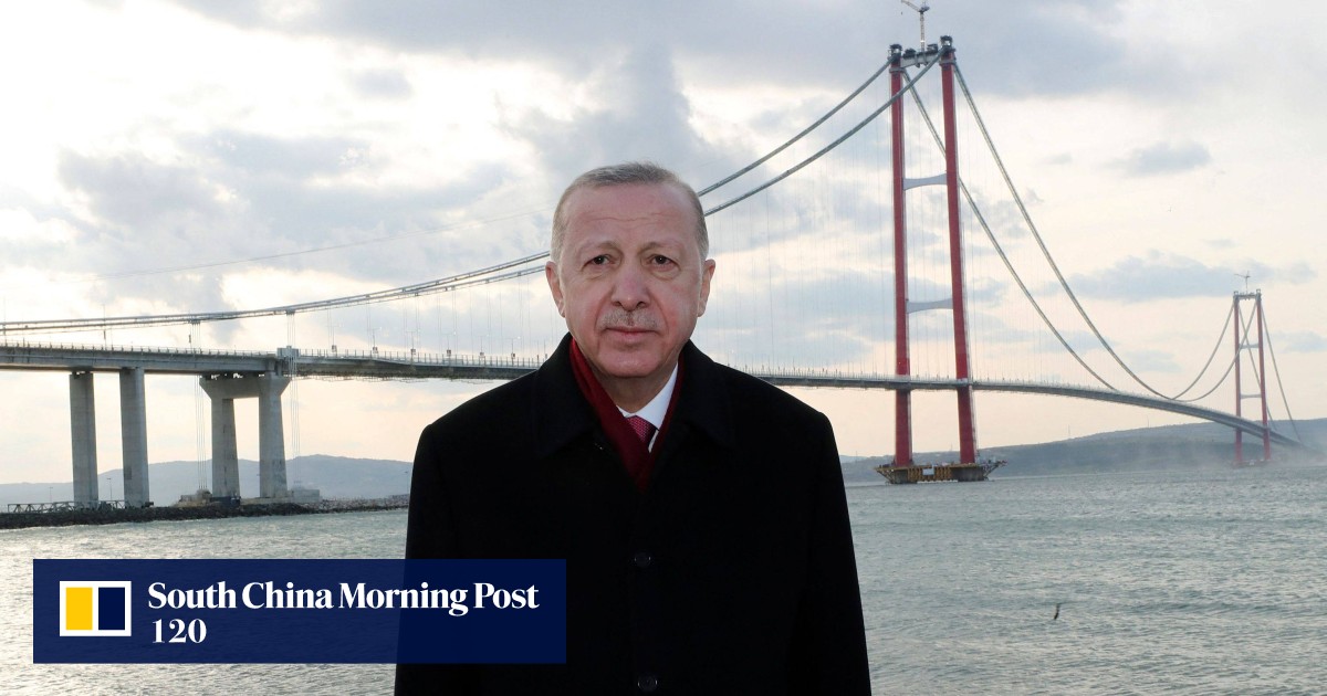 Turkey opens massive suspension bridge linking Europe and Asia | South ...