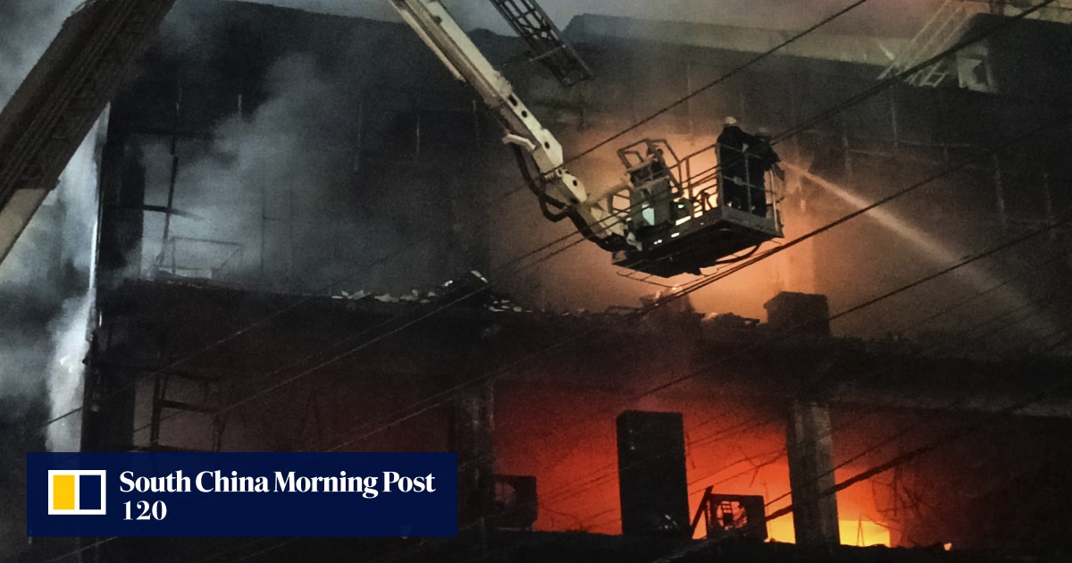 Fire in commercial building in India kills at least 27 | South China ...