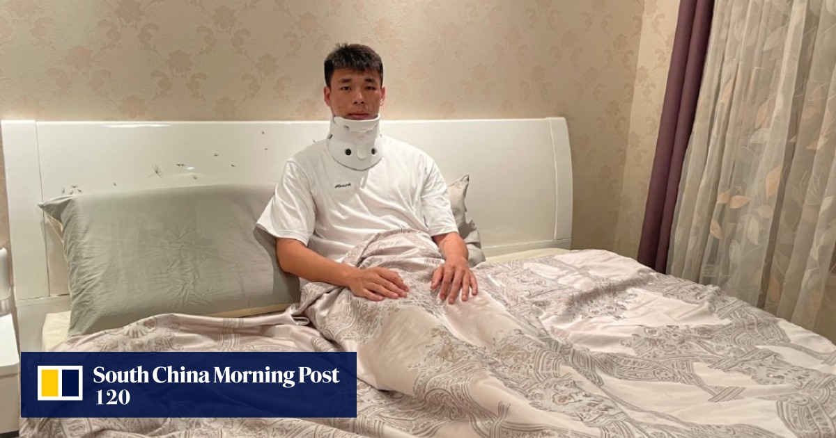 China footballer Li Shuai needs 7 teeth removed after sickening clash ...