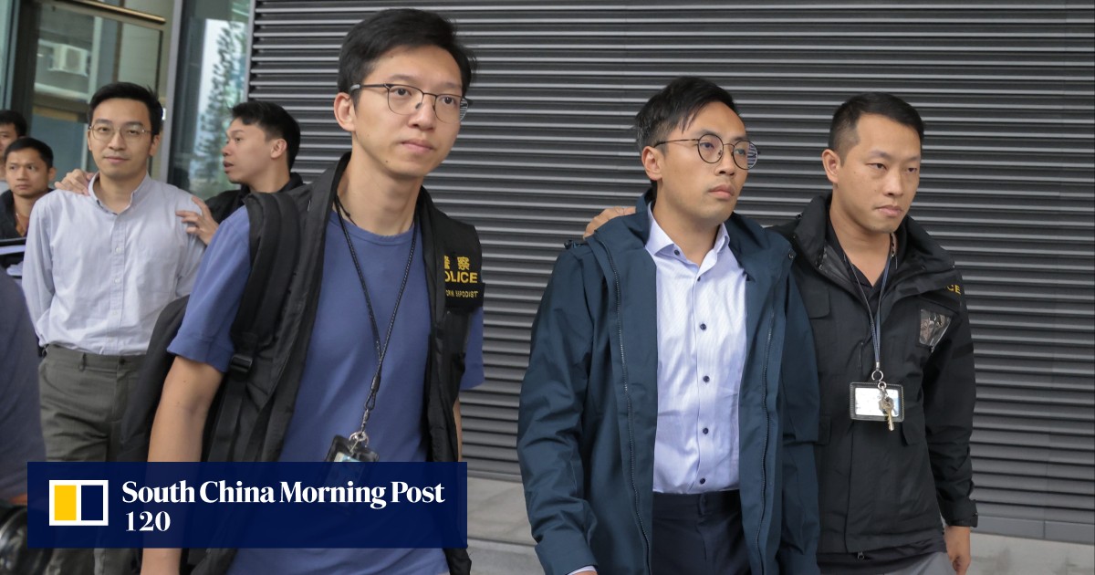 Hong Kong police arrest 4 men, including 2 ex-district councillors, on ...