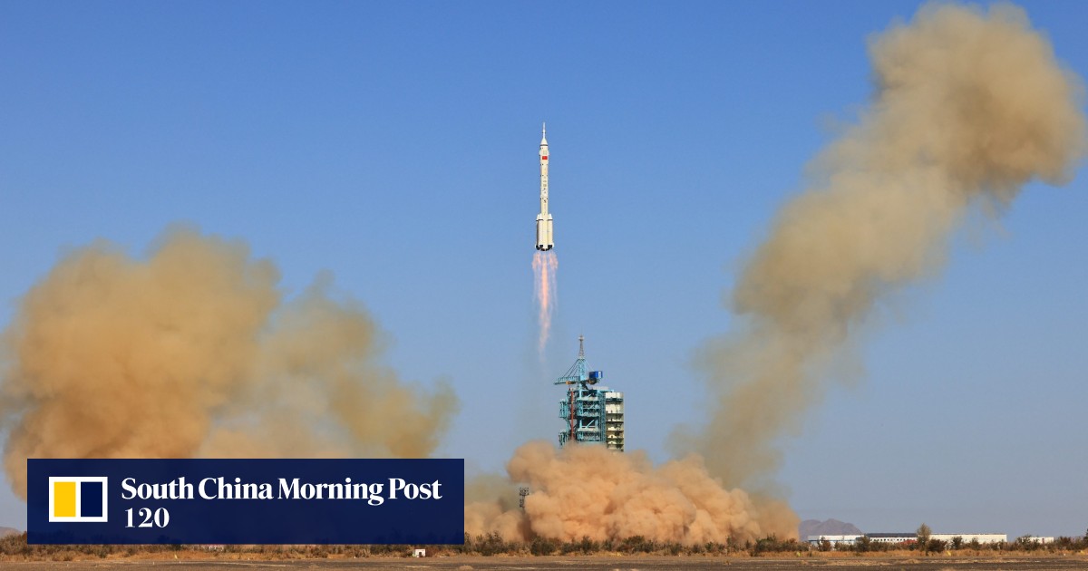China’s 12th manned space flight carrying Shenzhou 17 crew for 6-month ...