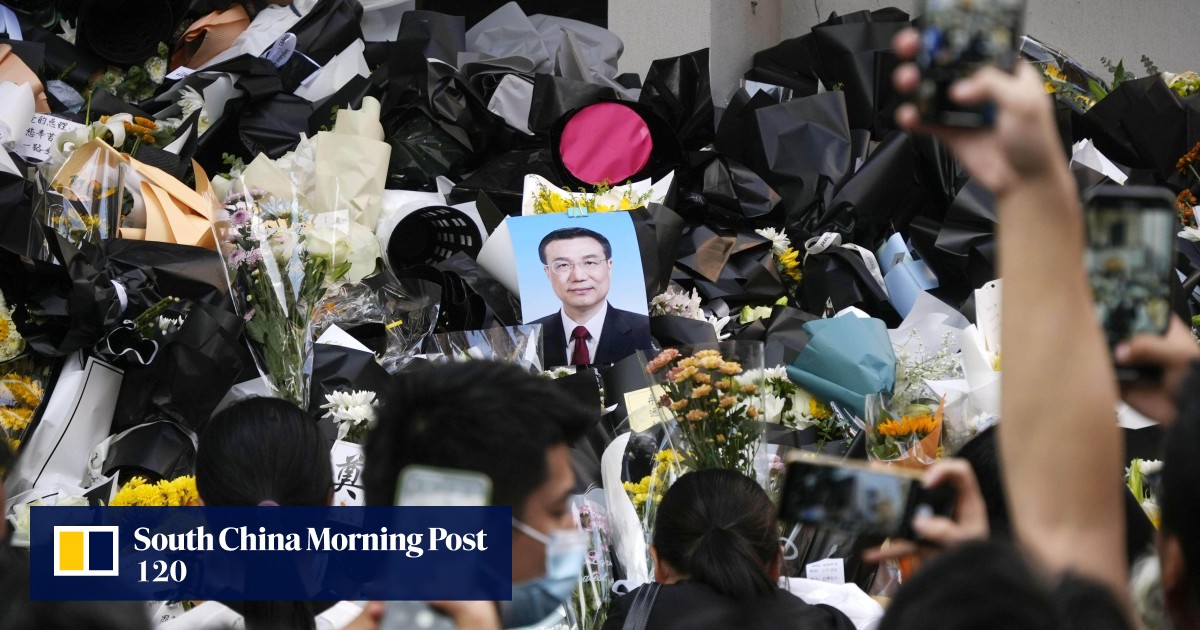 In Li Keqiang’s heartland, a flood of floral tributes for China’s ...