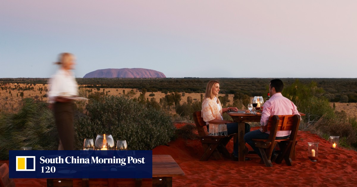 Tali Wiru, an open-air dinner overlooking Uluru, Australia, is a feast ...