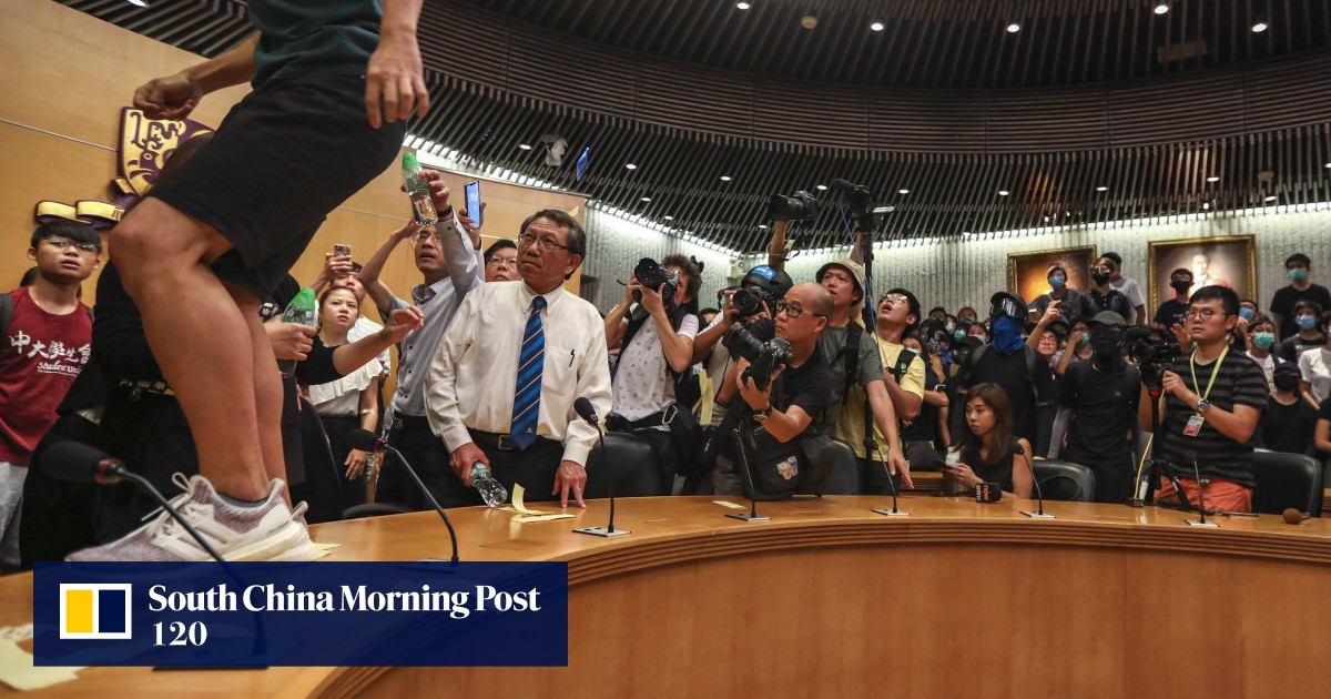 Hong Kong protest crisis extends to schools with student actions at ...