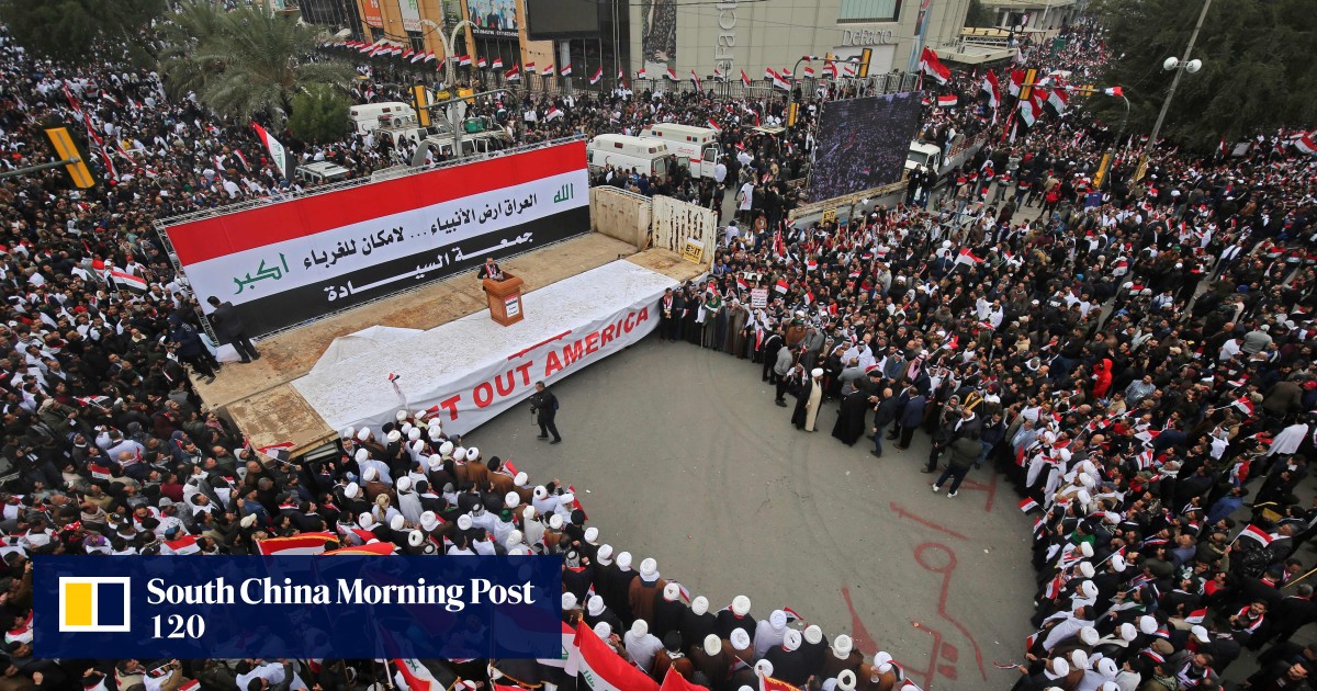 Thousands protest in Iraq to demand ouster of US troops | South China ...