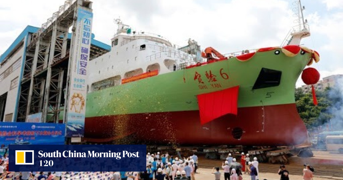 Chinese research ship launched to boost exploration activities ...