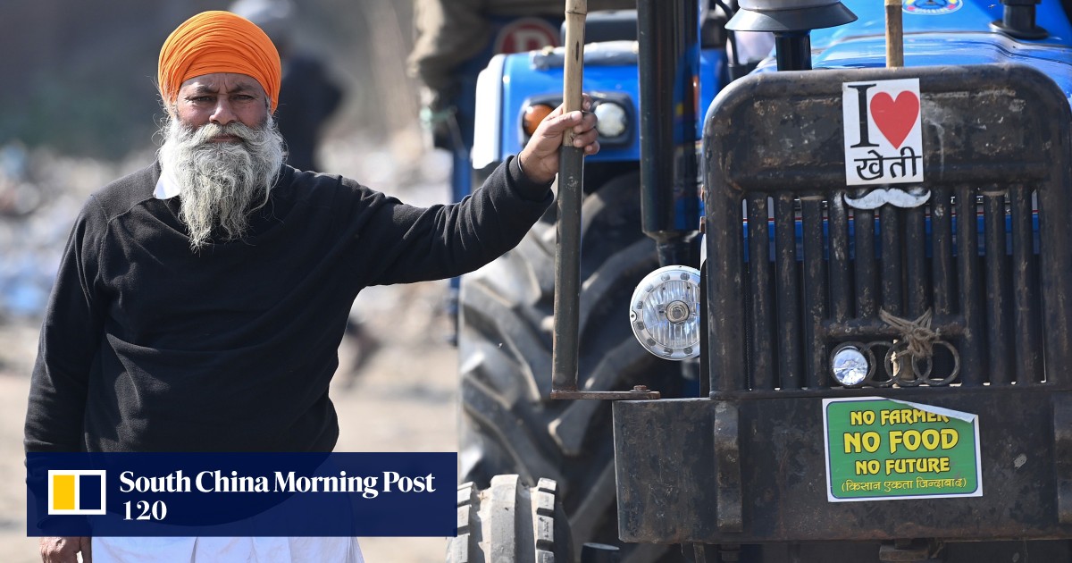 Protesting Indian farmers start hunger strike, marking Mahatma Gandhi ...