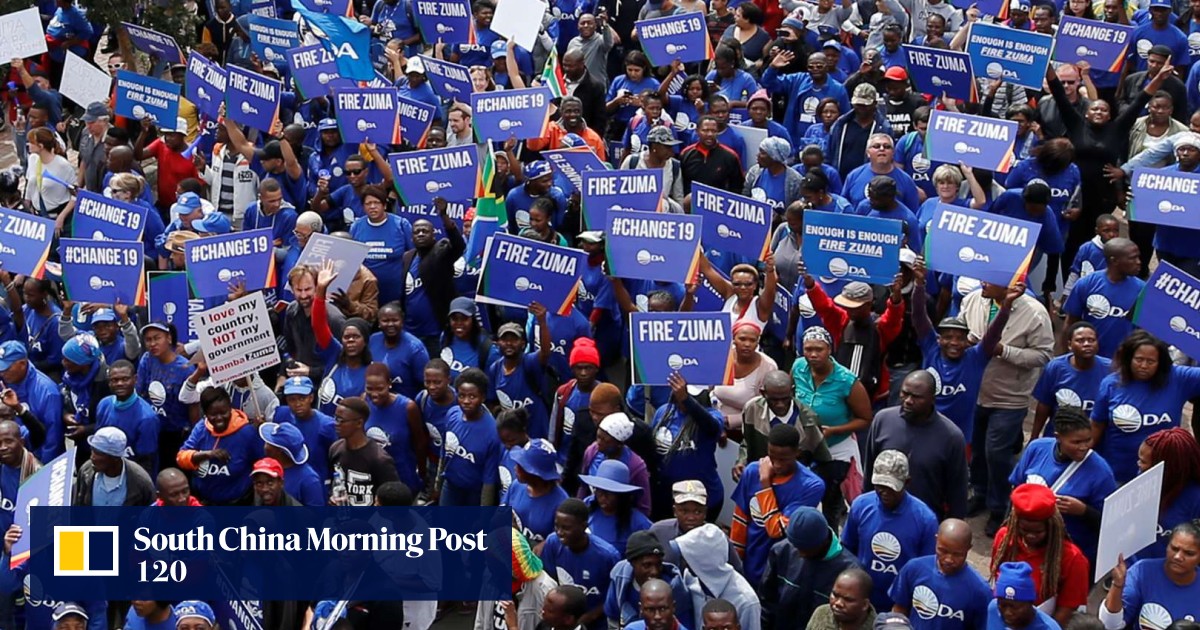 Police fire rubber bullets at anti-Zuma protests sweeping South Africa ...