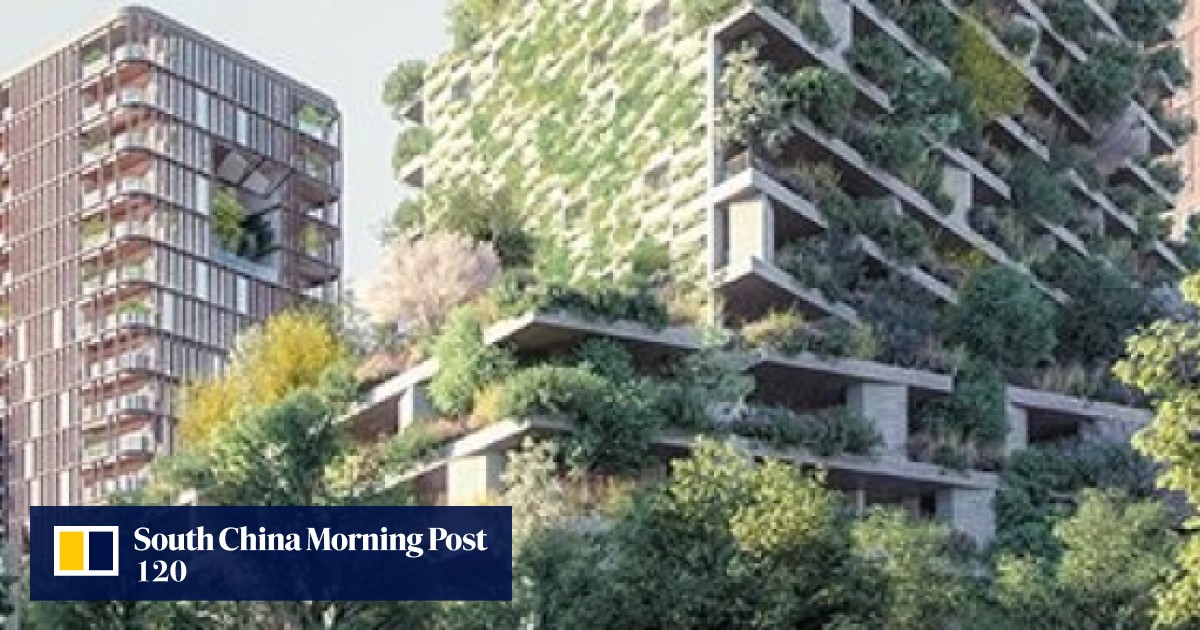 Smog-eating ‘vertical forest tower’ in Netherlands will feature luxury ...