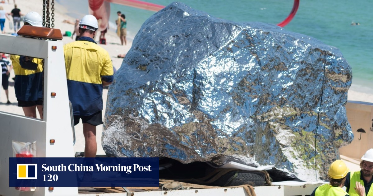 Chinese sculptor’s floating art finally rocks up at Australian festival ...