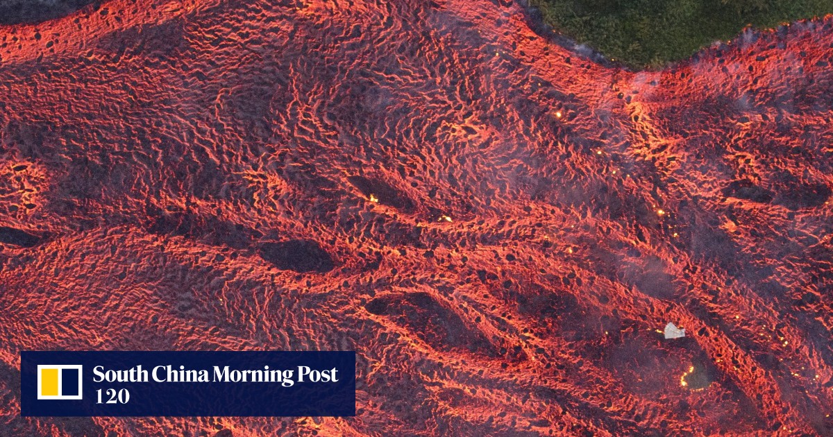 Lava rivers gush into sea, as molten rock smashes man’s leg in Hawaii ...