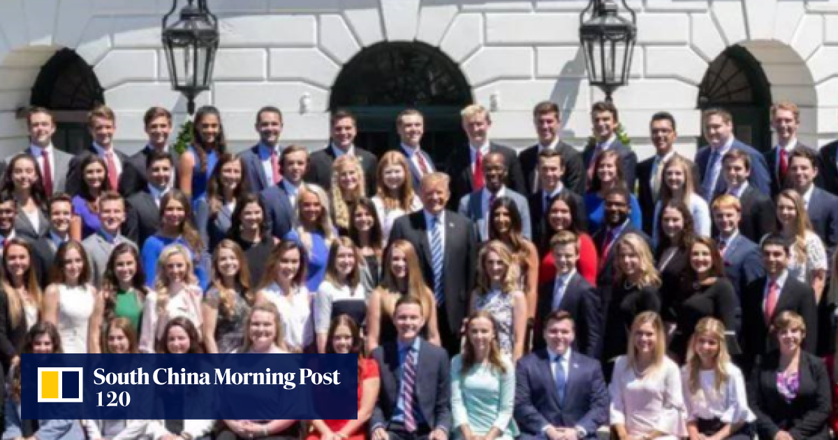 Trump’s White House intern programme is incredibly white, leaked photo ...