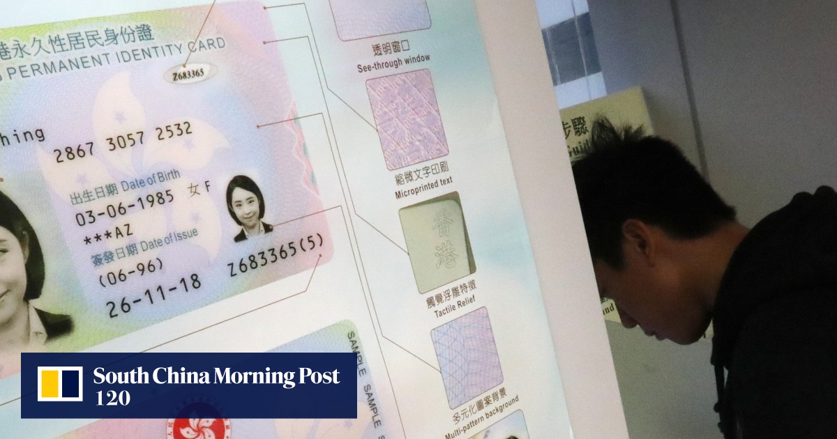 First Hongkongers collect new smart ID cards with replacement roll-out ...