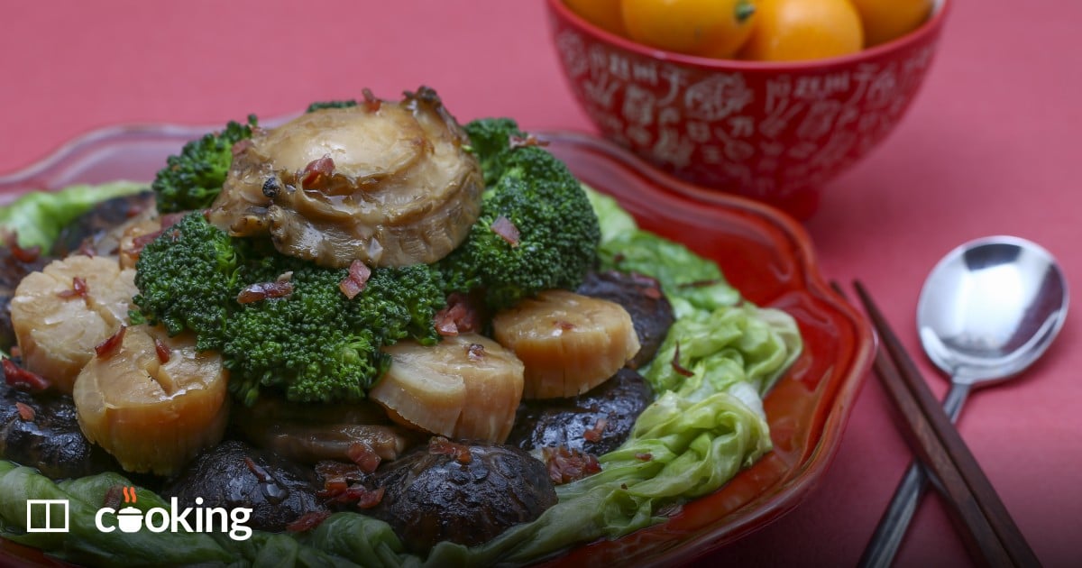 Chinese braised abalone with mushrooms - for a celebration - recipe ...