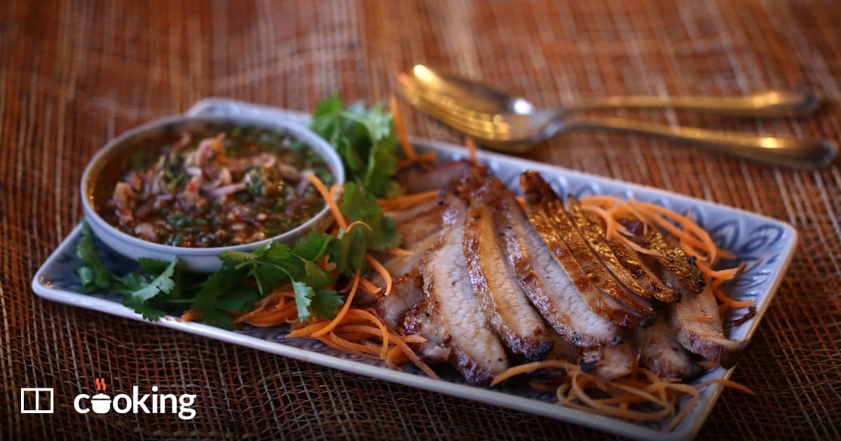 Thai-style grilled pork neck - recipe | SCMP Cooking