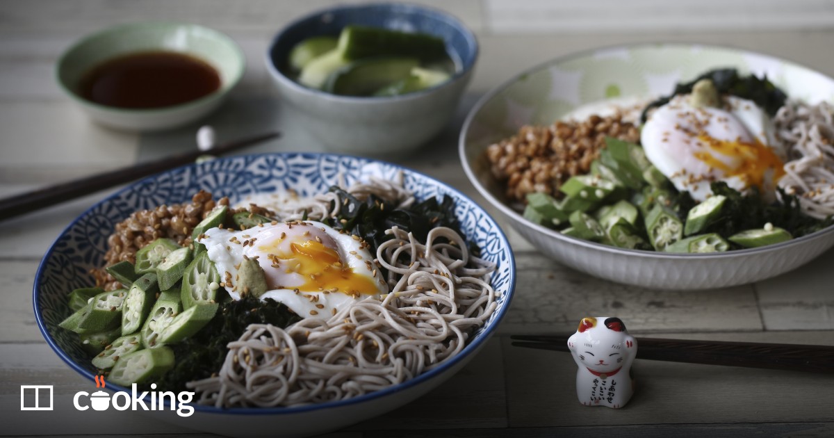 Vegetarian soba noodles (neba-neba noodles) - recipe | SCMP Cooking