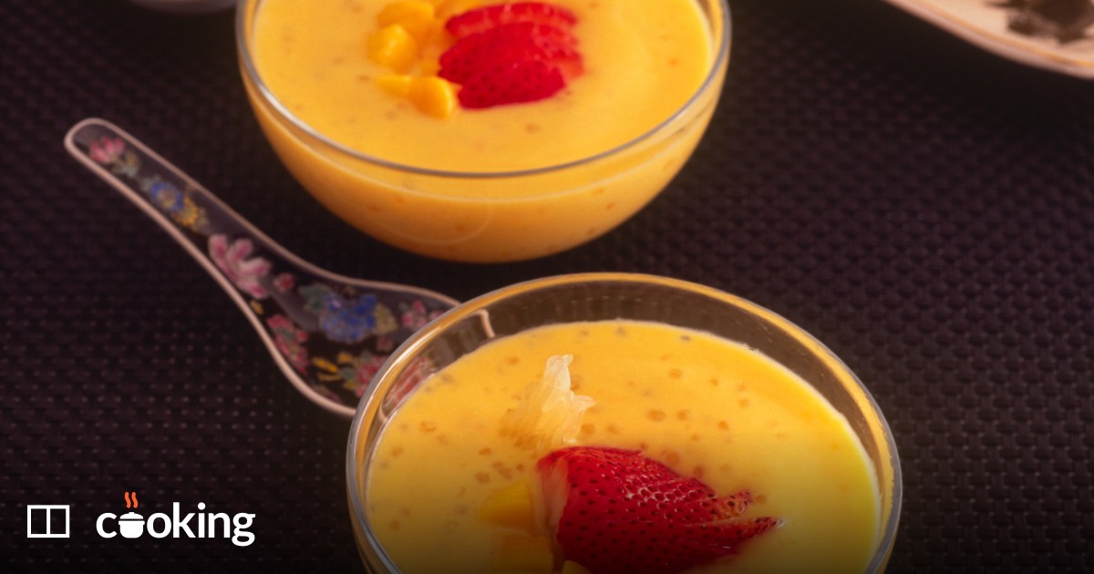 Mango puree with sago and fresh fruit - recipe | SCMP Cooking